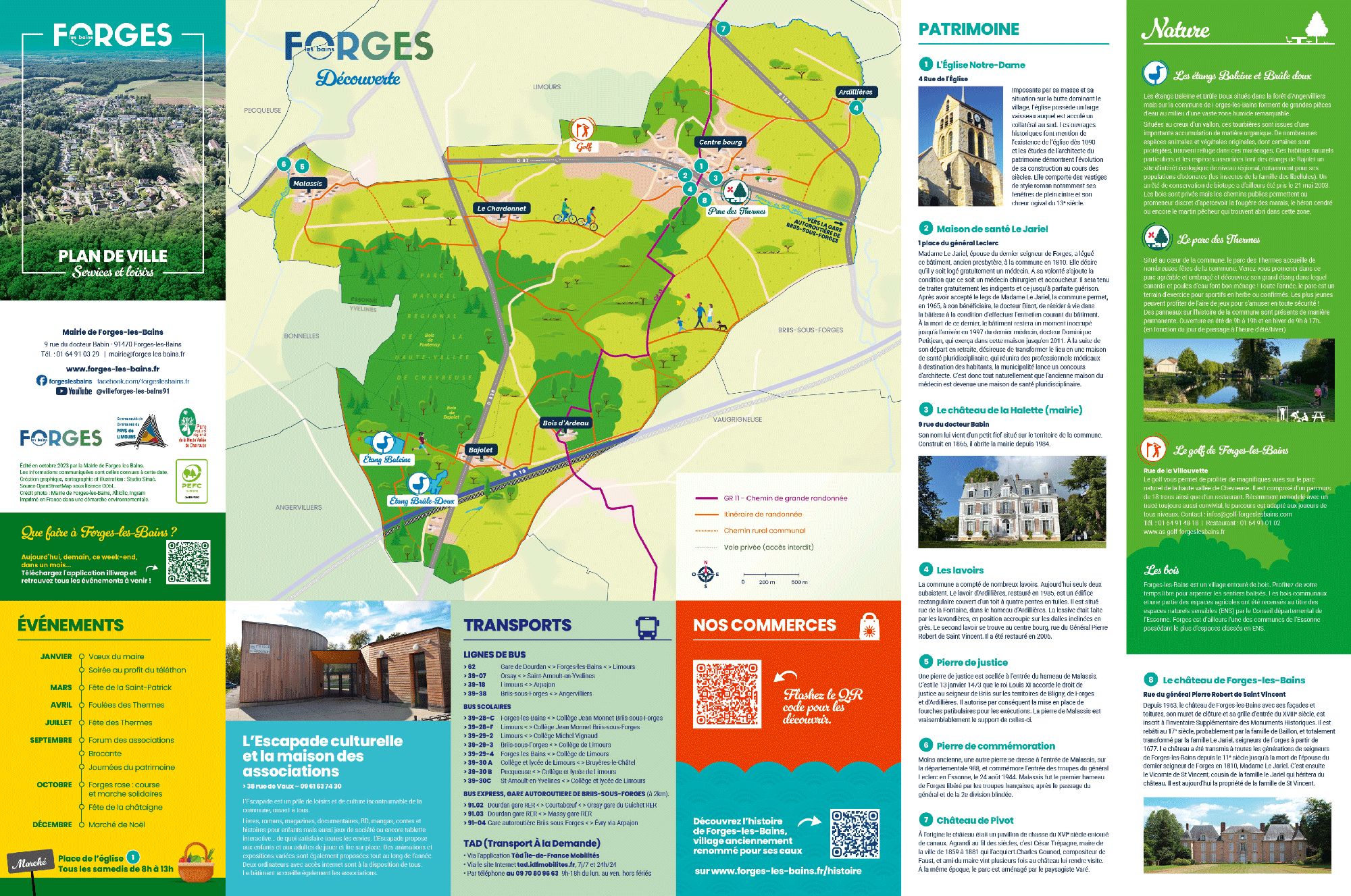 Découvrez le «nouveau» plan de la commune ! - Forges-Les-Bains (91)